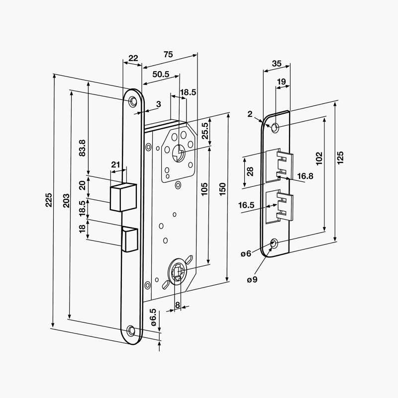 Låshus för cylinder, BT 565-1 - Biltema.se